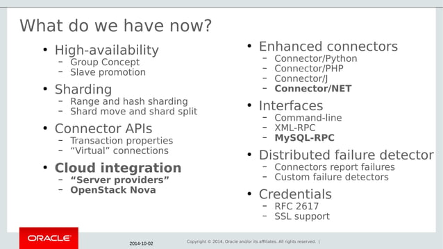 Elastic Scalability in MySQL Fabric Using OpenStack | PPT