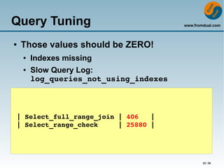 Reading MySQL fingerprints | PPT