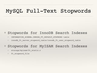 MySQL Fulltext Search Tutorial | PDF