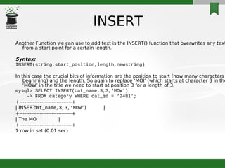 Mysqlfunctions | PDF
