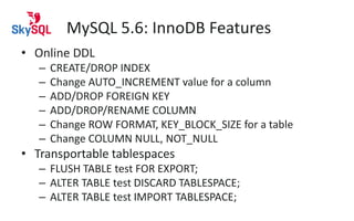 MySQL Features | PDF