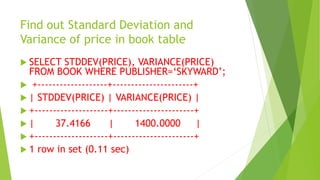 MYSQL GROUP FUNCTION.pptx