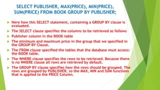 MYSQL GROUP FUNCTION.pptx