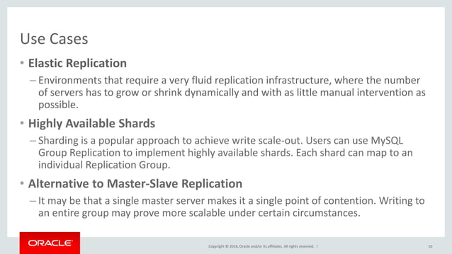 MySQL Group Replication - an Overview | PPT
