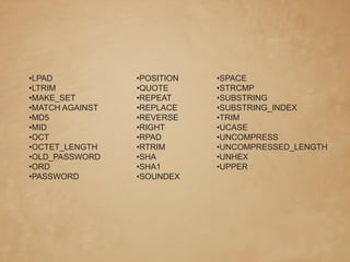 MySQL Guide for Beginners | PPT