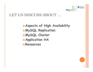 High Availability with MySQL | PDF