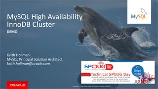 MySQL 8.0 InnoDB Cluster demo | PPT