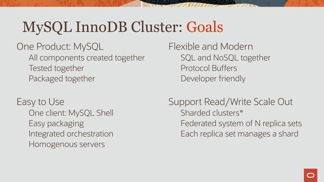 MySQL InnoDB Cluster HA Overview & Demo | PDF