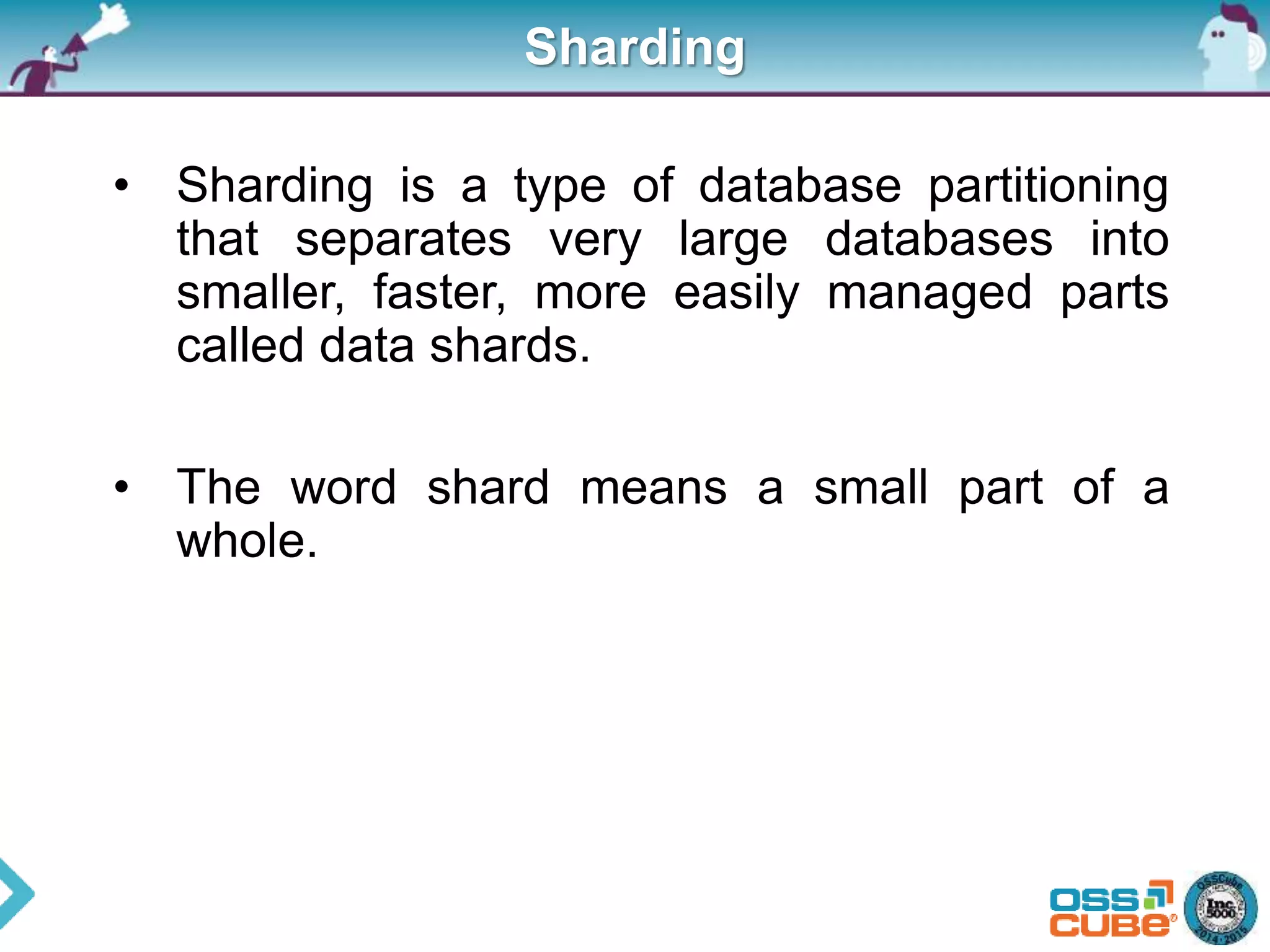 Using MySQL Fabric for High Availability and Scaling Out | PPT
