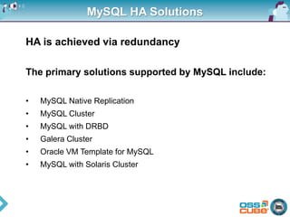Using MySQL Fabric for High Availability and Scaling Out | PPTX