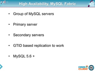 Using MySQL Fabric for High Availability and Scaling Out | PPTX