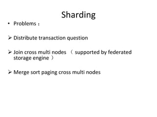 Mysql high availability and scalability | PPT