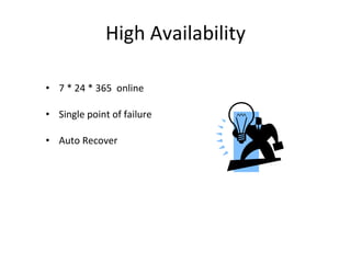 Mysql high availability and scalability | PPT