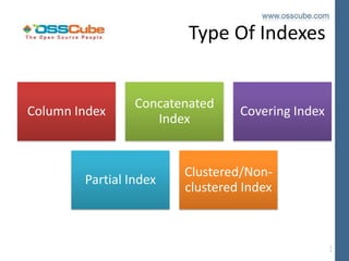 Indexing the MySQL Index: Key to performance tuning | PPT