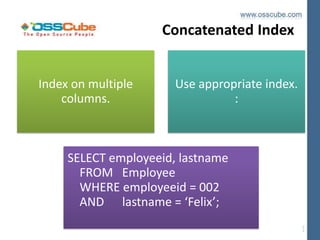 Indexing the MySQL Index: Key to performance tuning | PPT