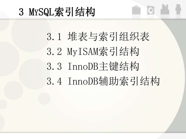 Mysql index Introduction | PPT