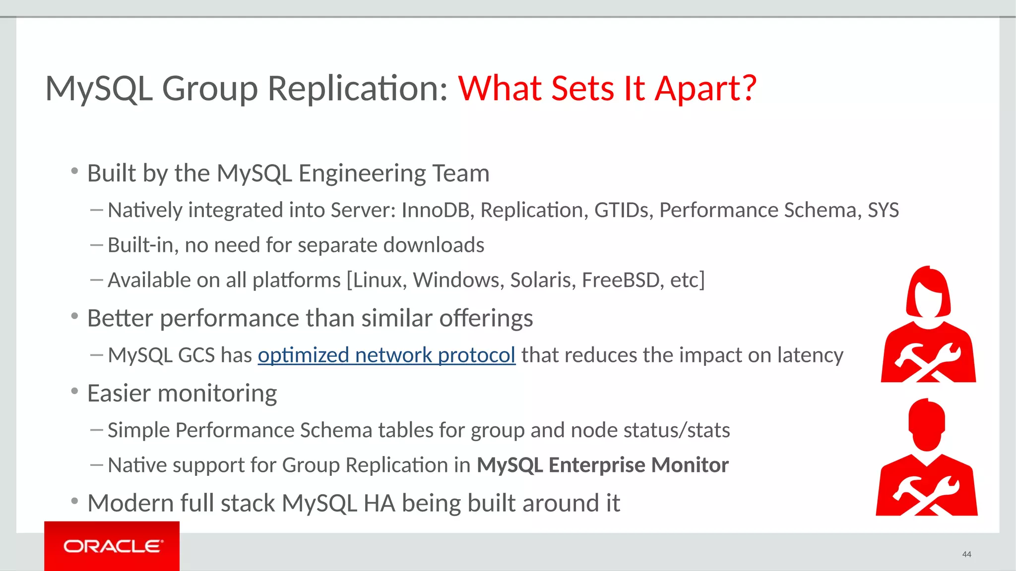 MySQL 5.7 InnoDB Cluster (Jan 2018) | PPT