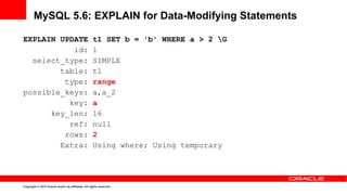 The Power of MySQL Explain | PPT