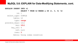 The Power of MySQL Explain | PPT