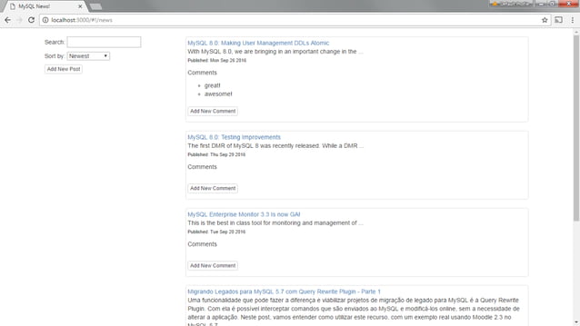 MySQL Roadmap NoSQL HA Fev17 | PPT