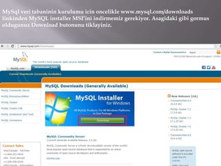 MySQL Kurulumu | PPTX