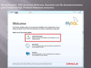 MySQL Kurulumu | PPTX