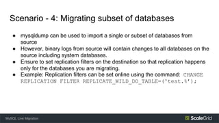 MySQL Live Migration - Common Scenarios | PPT