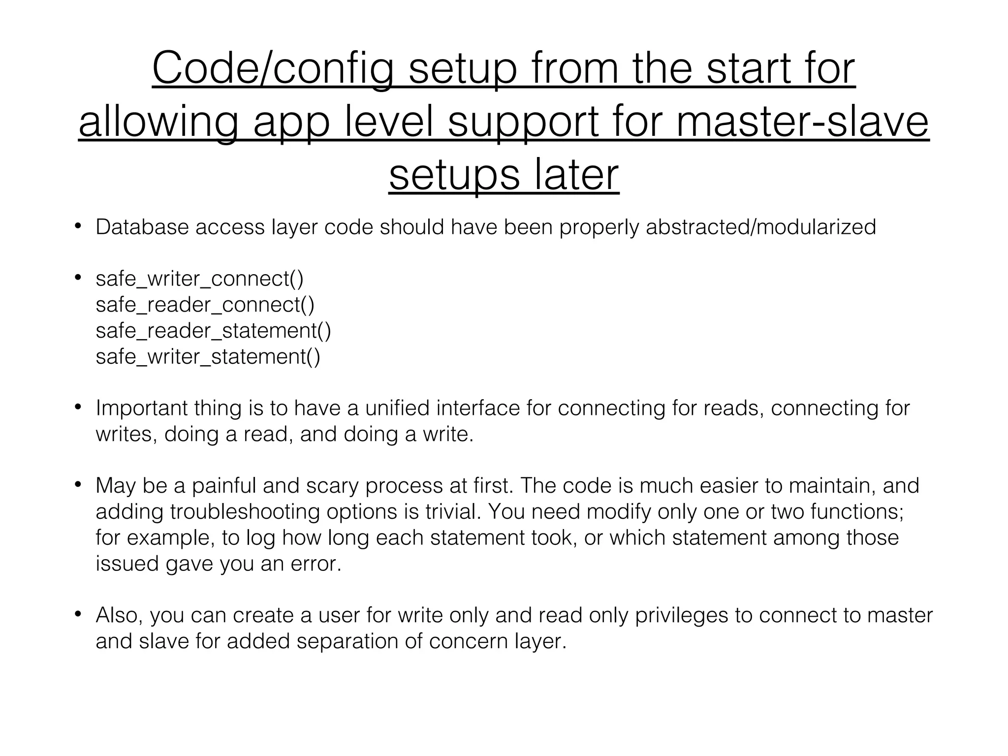 Intro to MySQL Master Slave Replication | PPT
