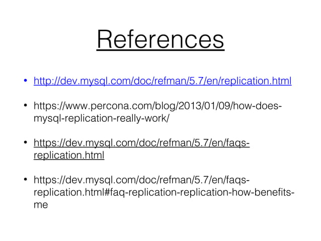 Intro to MySQL Master Slave Replication | PPT