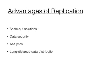 Intro to MySQL Master Slave Replication | PPT