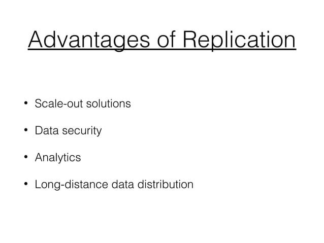 Intro to MySQL Master Slave Replication | PPT