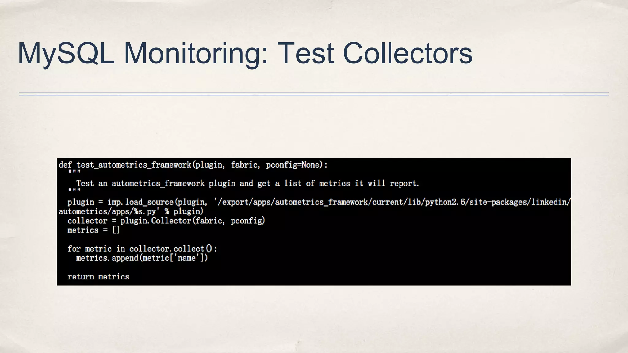 Using Salt to deploy MySQL Monitoring Infrastructure | PPT