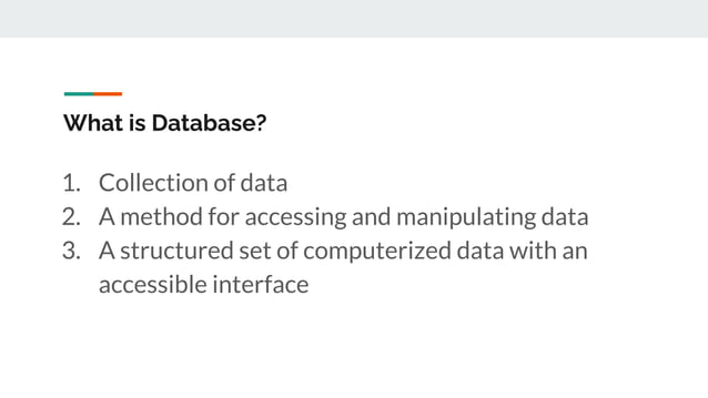 MySQL notes - Basic Commands and Definitions | PPT MySQL notes - Basic Commands and Definitions | PPT
