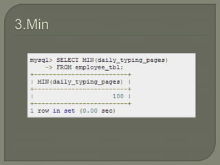 Mysql order by clause | PPTX