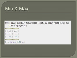 Mysql order by clause | PPTX
