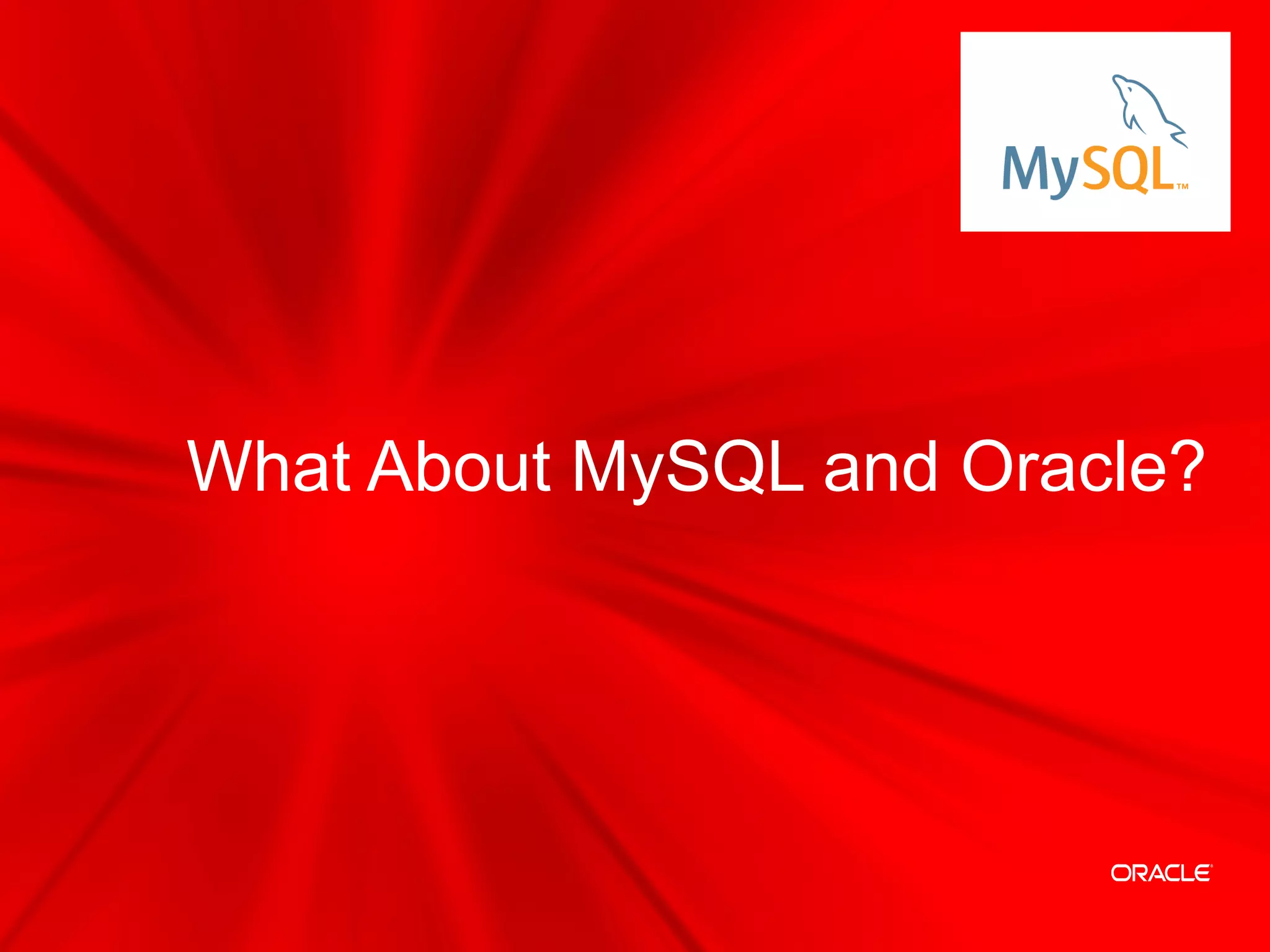 MySQL overview | PPT