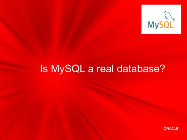 MySQL overview | PPT