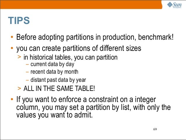 MySQL partitioning performance