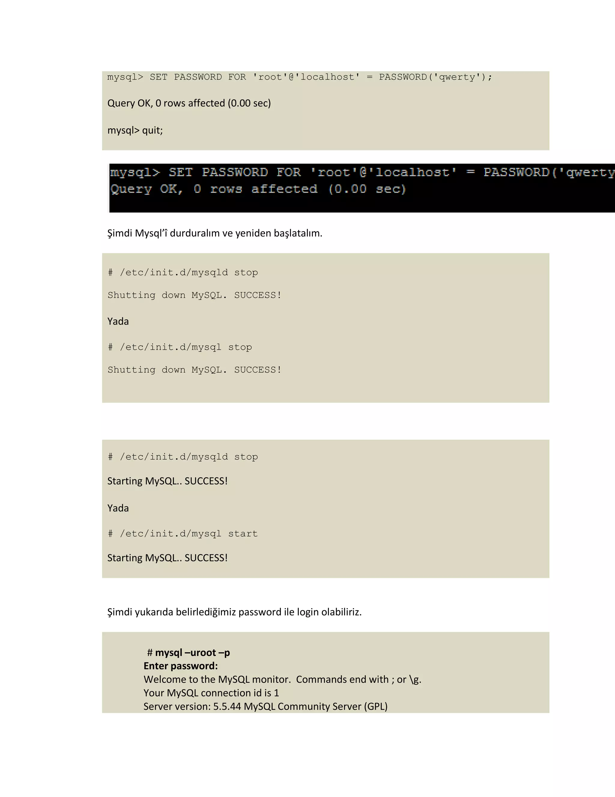 MySQL Password Recovery | PDF
