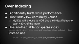 MySQL Performance Tips & Best Practices | PPT
