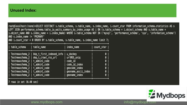 MySQL Performance Schema in Action | PPT