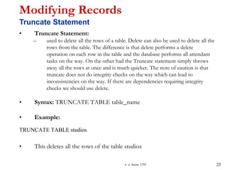 SQL - Data Definition Language | PPT