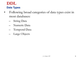 SQL - Data Definition Language | PPT