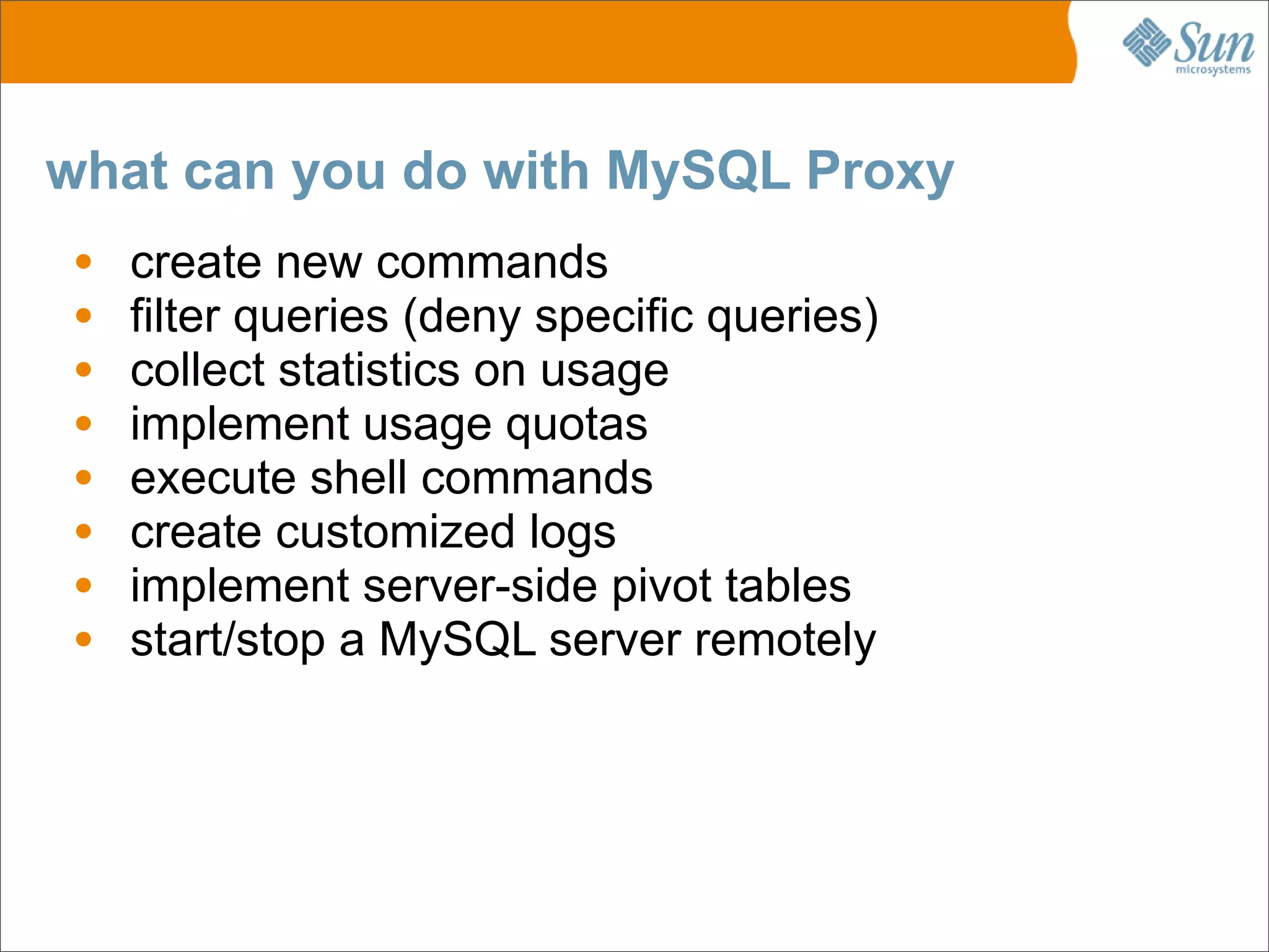 Mysql Proxy From Architecture To Implementation Ppt 4576