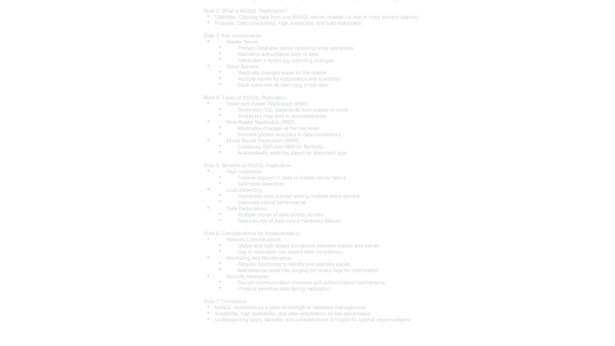 Title: Unveiling the Power of MySQL Replication: A Deep Dive | PPTX