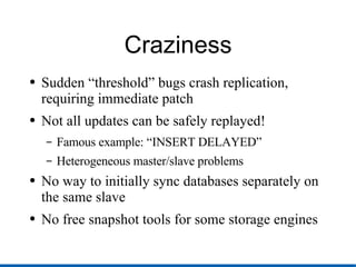 Mysql Replication 4 Idiots | ODP | Databases | Computer Software and Applications