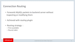 MySQL User Camp : MySQL-Router | PPT