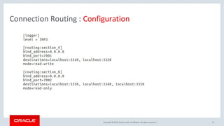 MySQL User Camp : MySQL-Router | PPT