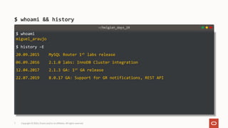 MySQL Router - Explore The Secrets (MySQL Belgian Days 2024) | PPT