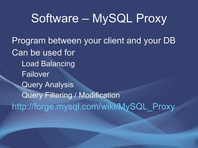 MySQL Scaling Presentation | PPT MySQL Scaling Presentation | PPT
